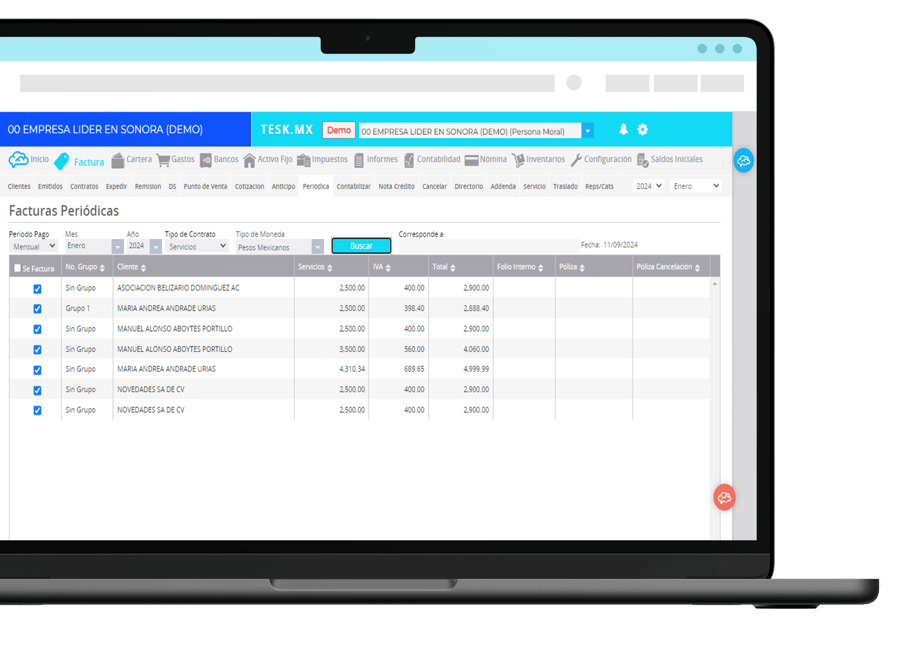 Sistema administrativo empresarial: Automatiza tu facturación